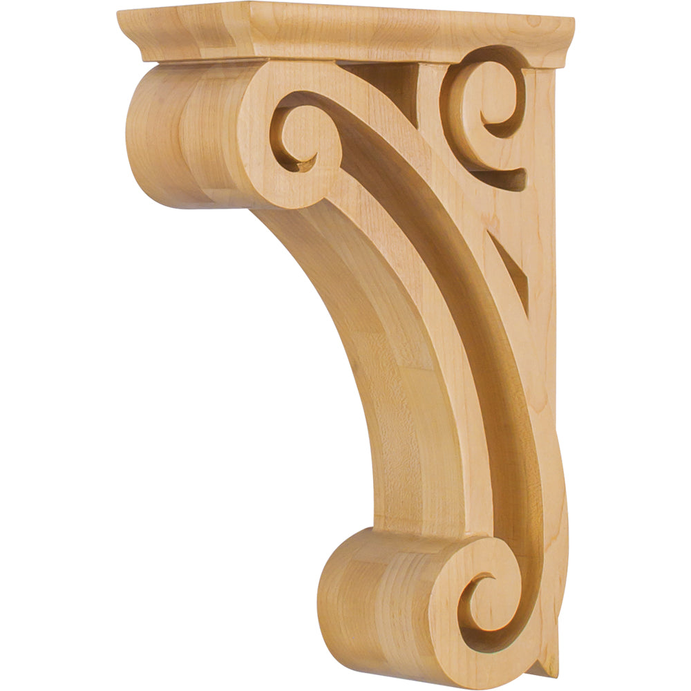 Open Space Traditional Corbel-Unfinished (Alder) – Flex Cabinets